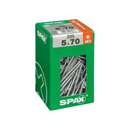 SPAX RUUVI TORX UPPOKANTA, OSAKIERRE WIROX 5X70 XXL 200KPL