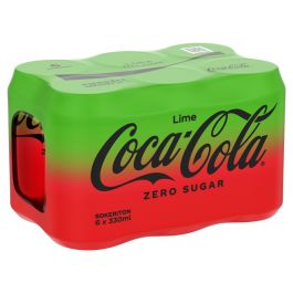 COCA-COLA ZERO LIME 0,33 TLK 6-PACK 1,98 L