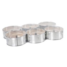 HANSA CANDLE MILLI ROIHU ULKOTULI HOPEA 6-PACK 4-5H