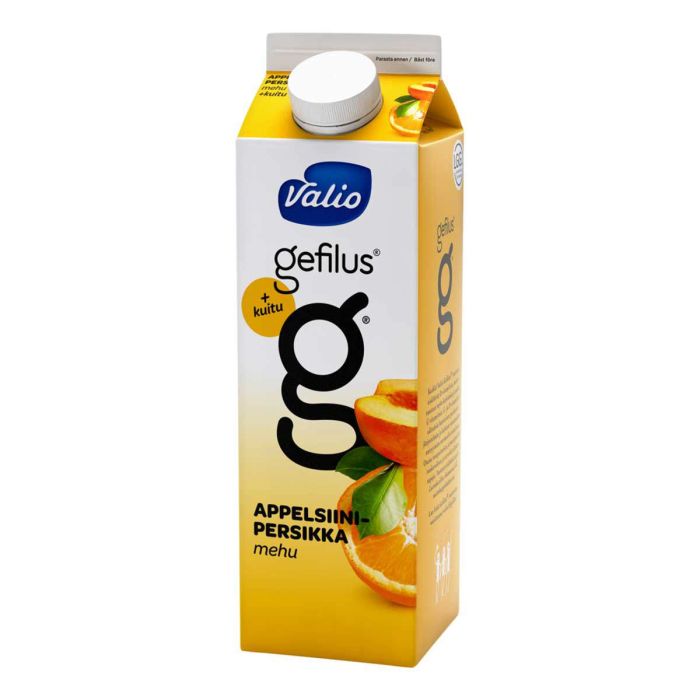 VALIO GEFILUS MEHU APPELSIINI-PERSIKKA+KUITU 1L