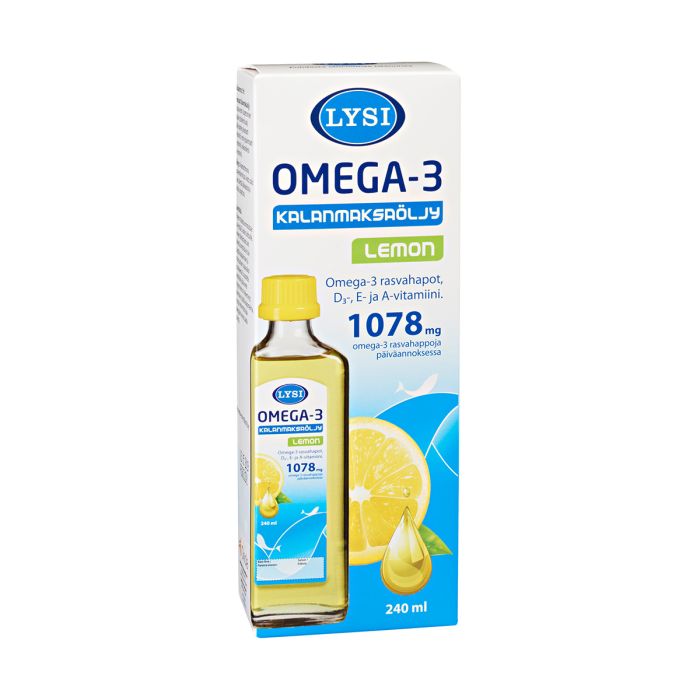 LYSI OMEGA-3 KALANMAKSAÖLJY 240 ML