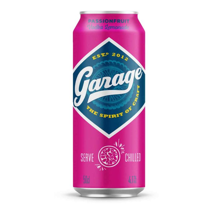 GARAGE VODKA LEMONADE 4,1% PASSIONFRUIT TLK 500 ML