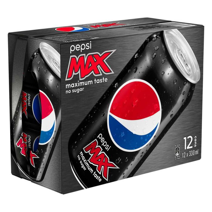PEPSI MAX 0,33 TLK 12-PACK 3,96 L