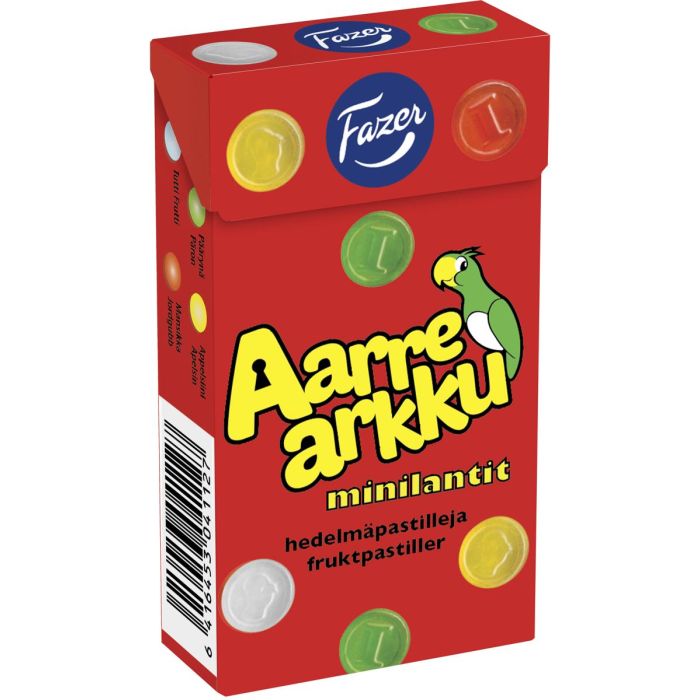 FAZER AARRE ARKKU MINILANTIT HEDELMÄPASTILLIT 40 G