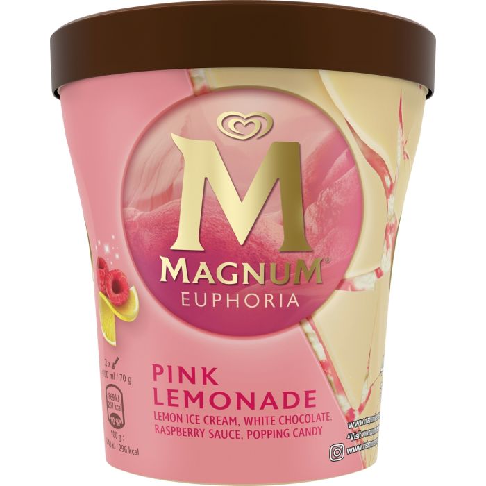 MAGNUM PURKKI EUPHORIA PINK LEMONADE 440 ML