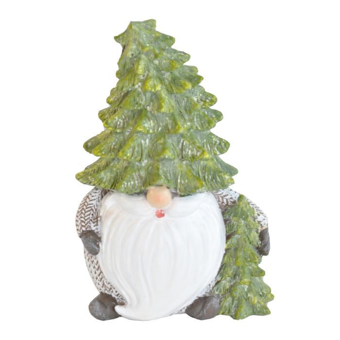 FINNMARI KUUSI PUKKI 9X7X13 CM POLYRESIN