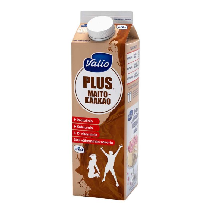 VALIO PLUS MAITOKAAKAOJUOMA LAKTON 1L