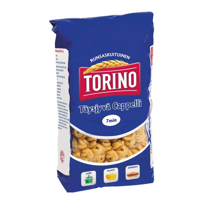 TORINO TÄYSJYVÄ CAPPELLI PASTA 500 500 G