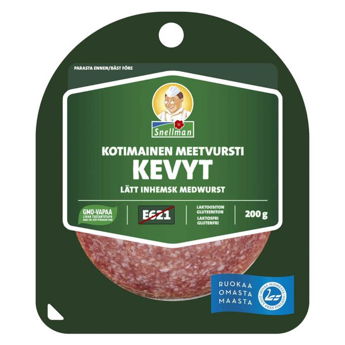 SNELLMAN KOTIMAINEN KEVYT MEETVURSTI 200 G