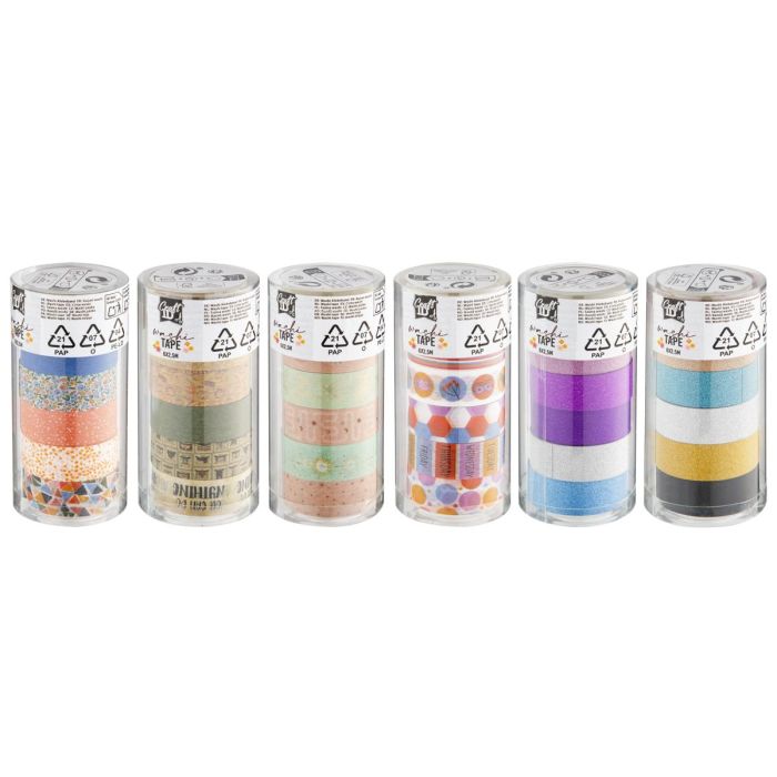 WASHITEIPPI 6 RULLAN PAKKAUS (6 X 2,5M)