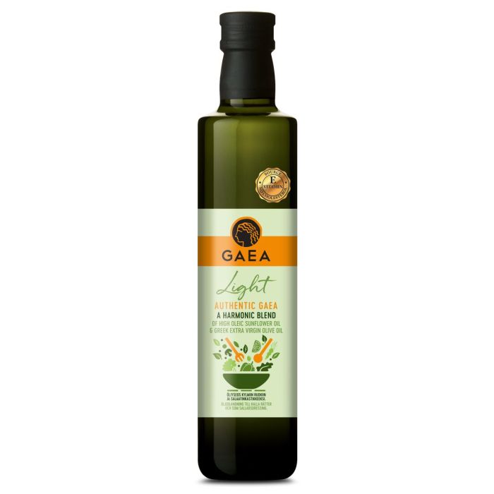 GAEA LIGHT AURINGONKUKKAÖLJYN JA OLIIVIÖLJYNSEOS RUOANLAITTOON 500