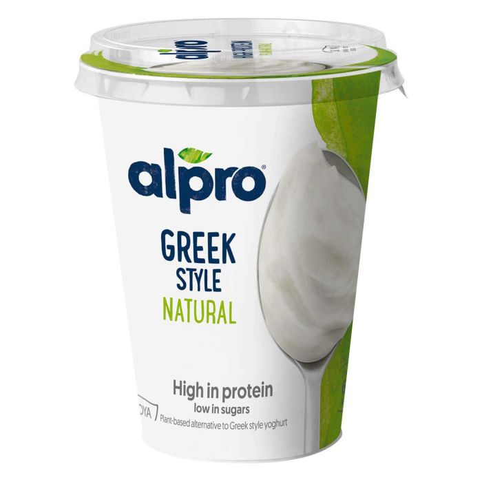 ALPRO GREEK STYLE SOIJAVALMISTE MAUSTAMATON 400 G