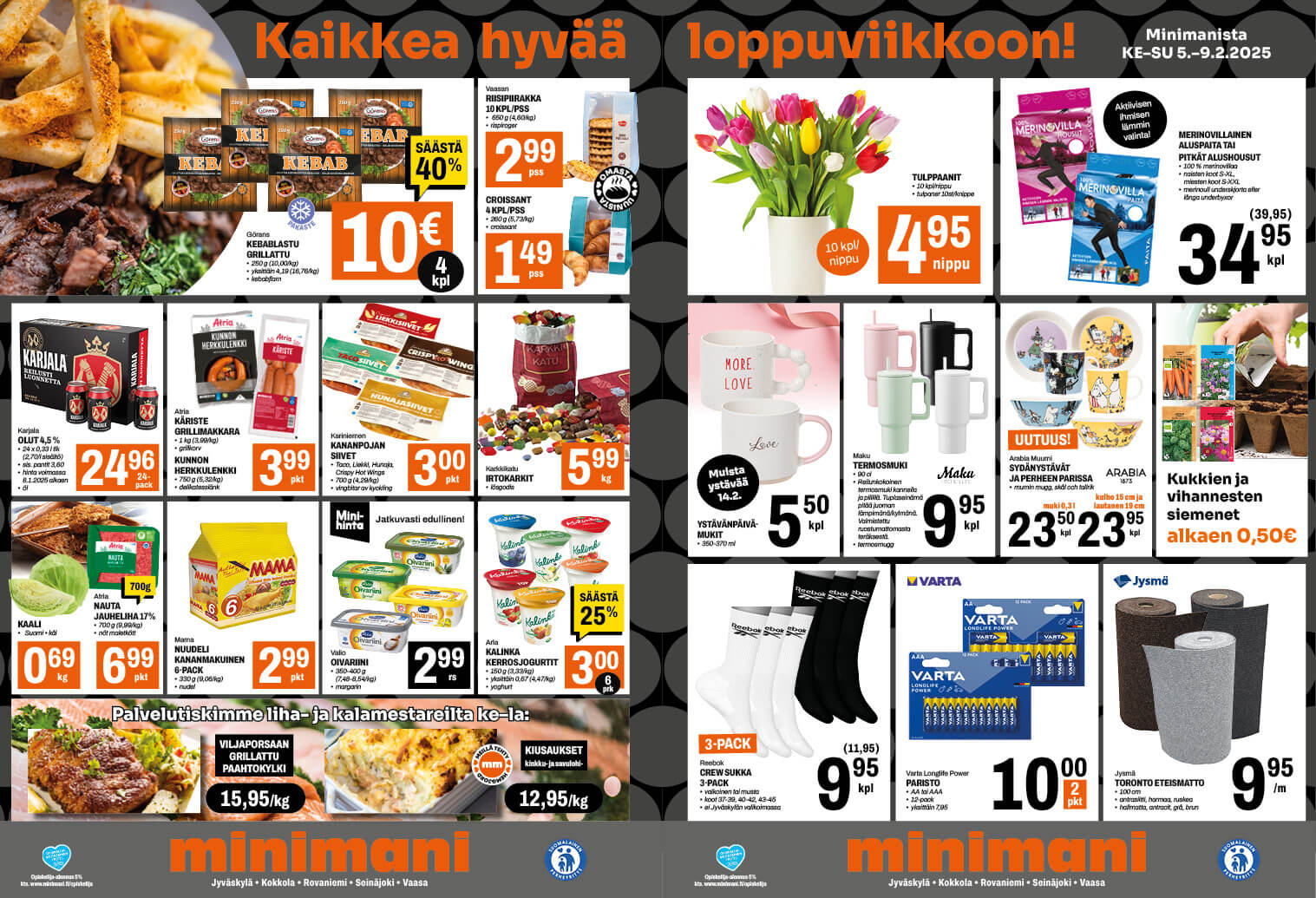 Minimanin lehti-ilmoitukset ja mainoslehti